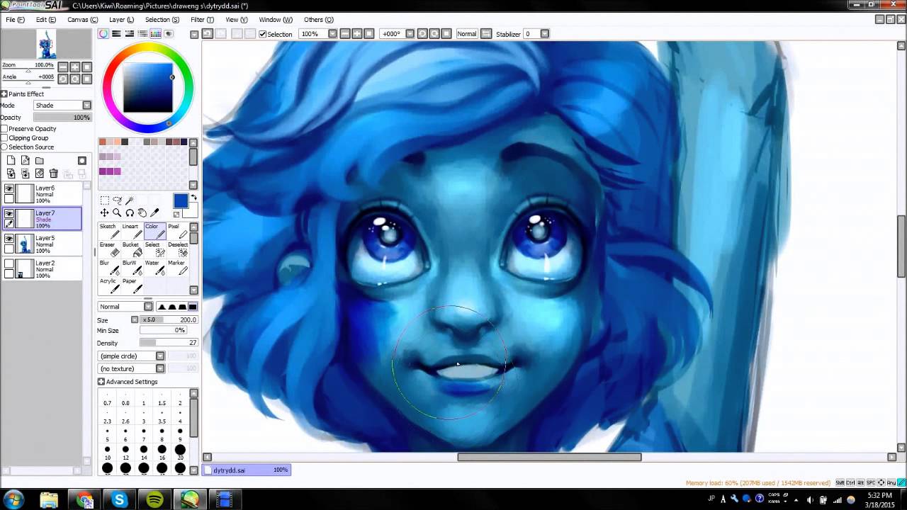 Speedpaint: [Lapis Lazuli] by Kiwi