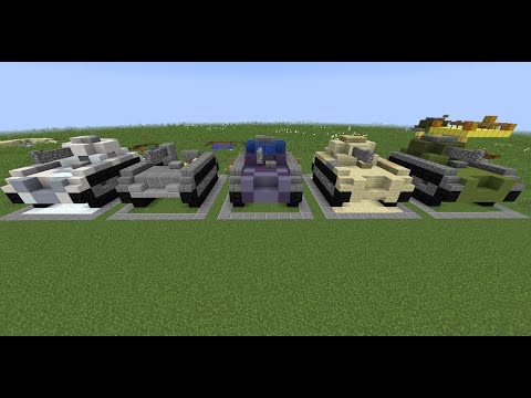 simple working Tank Minecraft Map
