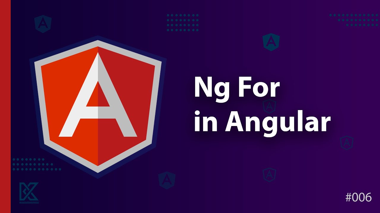 ngFor in Angular | For Loop | Angular 14