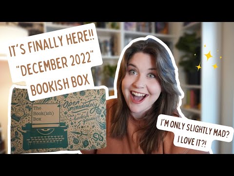 FINALLY UNBOXING BOOKISH BOX DECEMBER 2022 | in June 2023? But I'm only kinda mad??