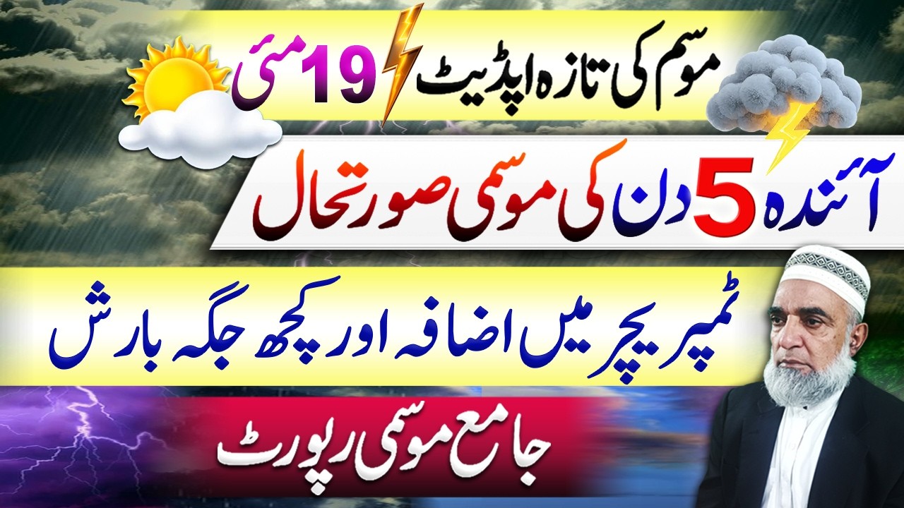 Weather forecast for next 5 days in Pakistan || Crop Reformer