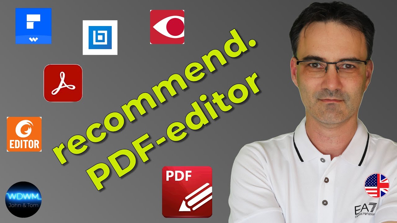PDF editors - part 1:  choice of programm, installation, basic standard functions ...