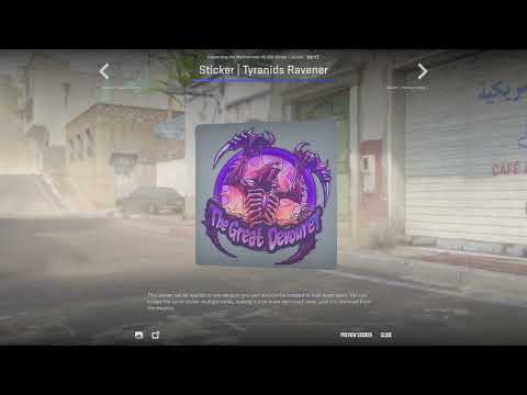 CS2 Sticker | Tyranids Ravener - Counter-Strike 2 Inspect & Skin Showcase Warhammer 40K Capsule
