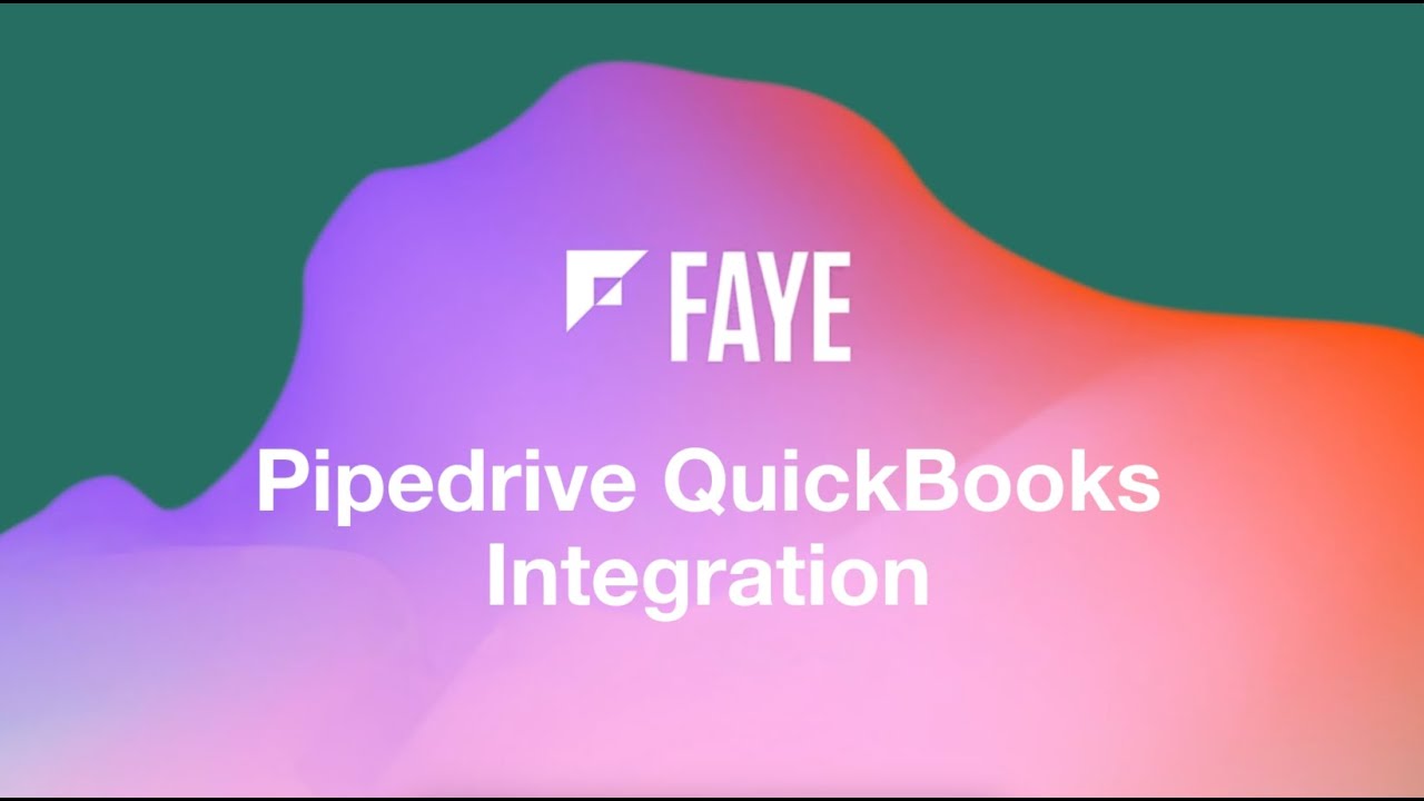 Pipedrive QuickBooks Integration Demo
