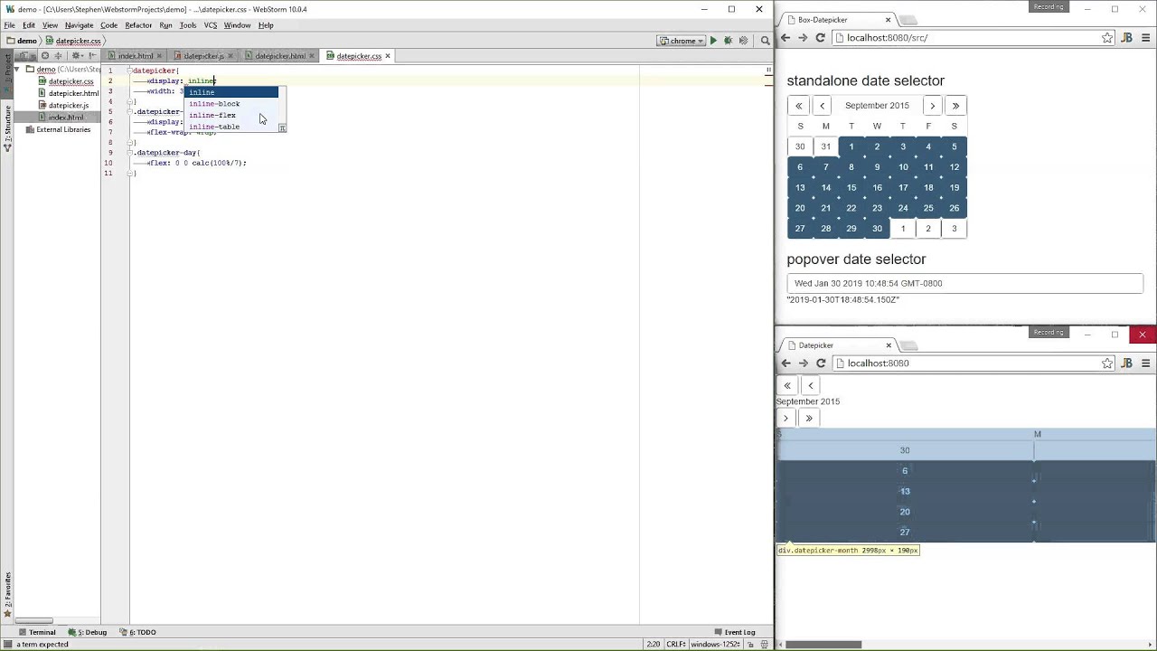Building an AngularJS Datepicker Directive