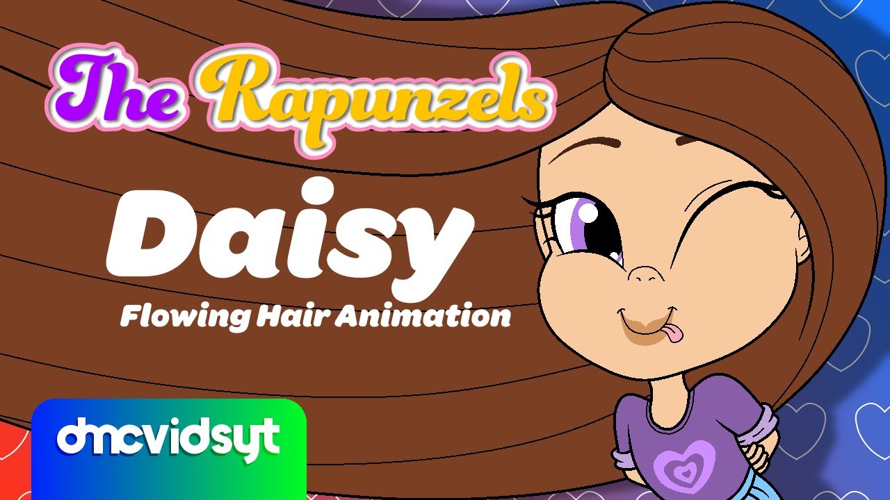 Daisy Flowing Hair Animation Test