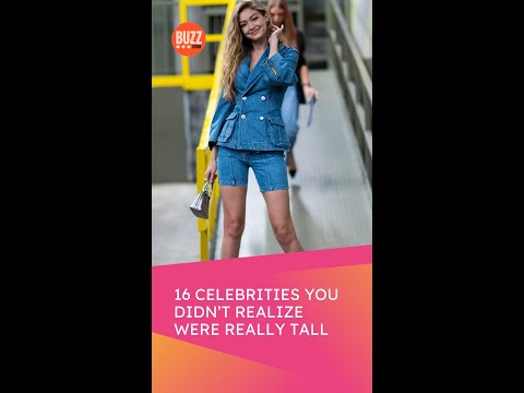 16 Celebs Who Are Surpisingly Tall #shorts