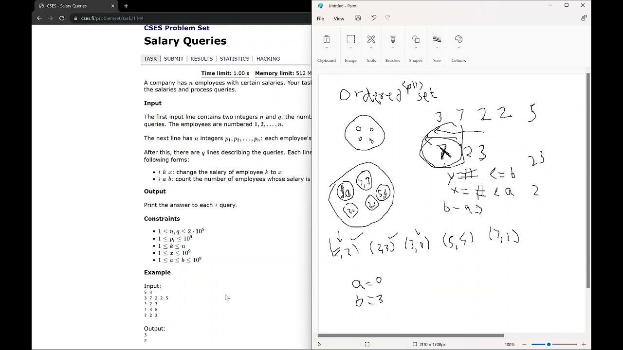 CSES-Salary Queries