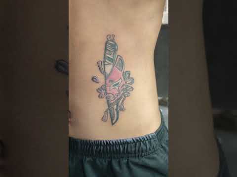 kitsune Japanese mask tattoo