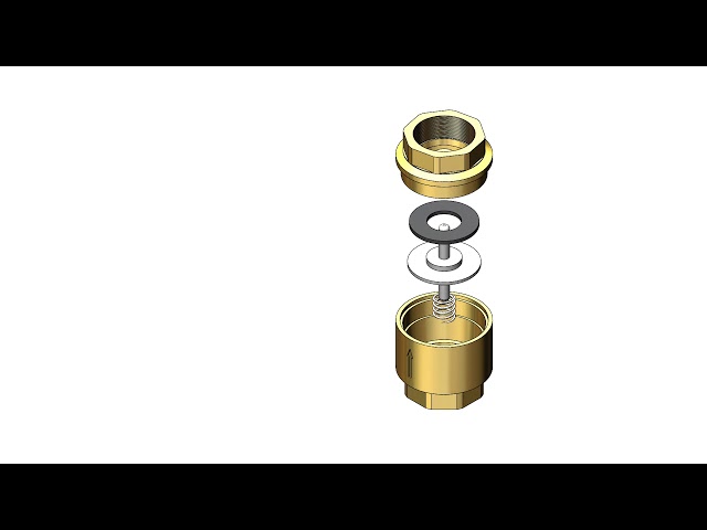 Gun Metal Valve - Brass Vertical Check Valve 3/4"(20MM) Trader ...