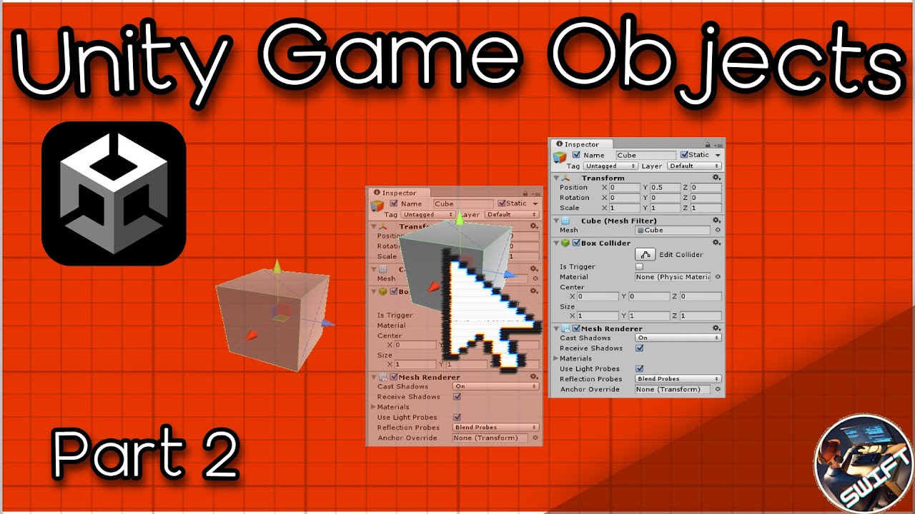 Unity Game Objects & Components - Unity Game Engine Tutorial Part 2