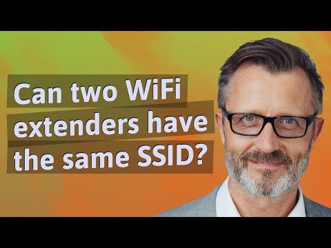 Can two WiFi extenders have the same SSID?