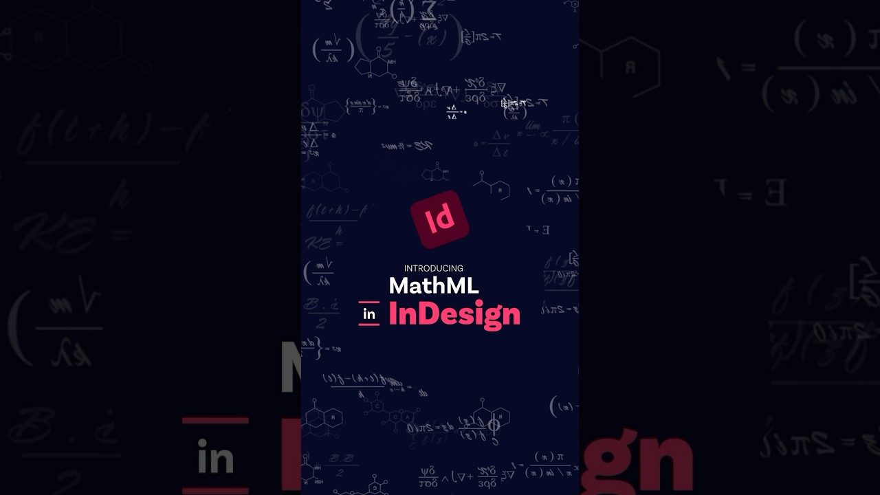 ✨ Math expressions in your designs driving you nuts? 🤯 MathML integration in #indesign  #adobemax