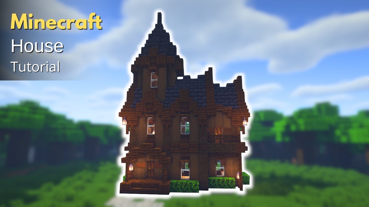 Minecraft: How to Build a Dark Oak House (Tutorial) - Minecraft Builders