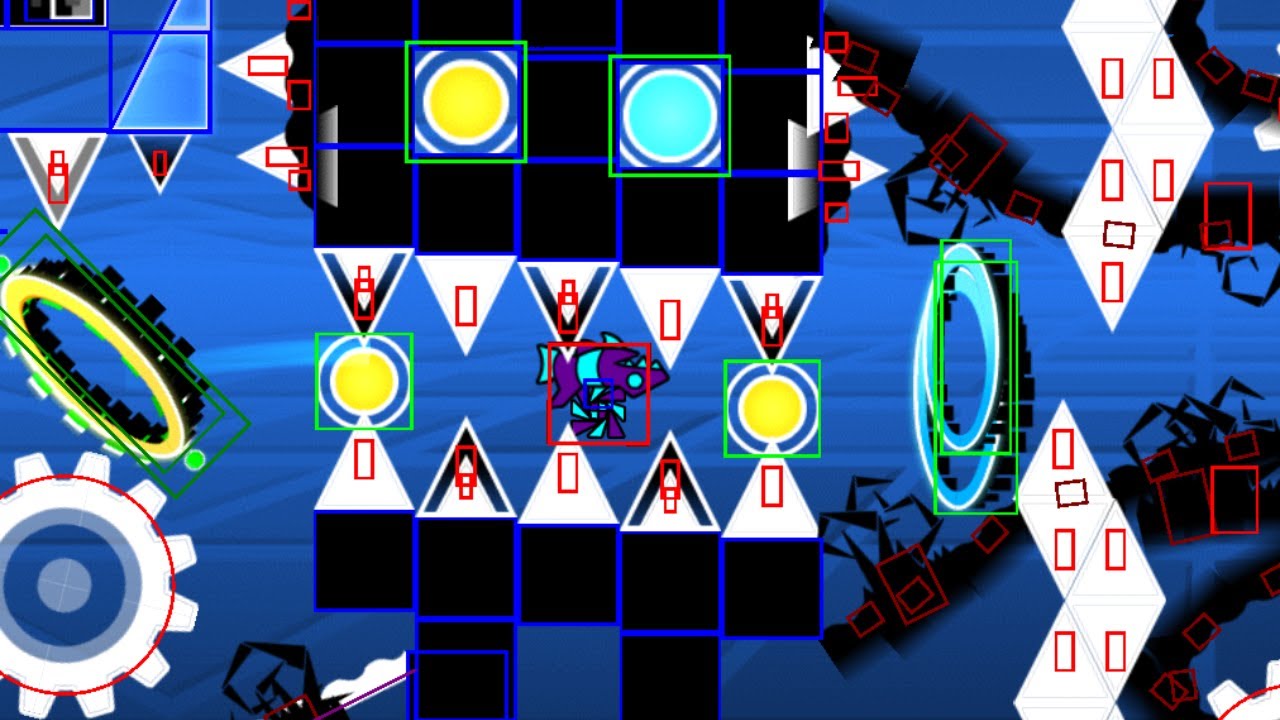 IMPOSSIBLE Acheron - Hitboxes | Geometry Dash