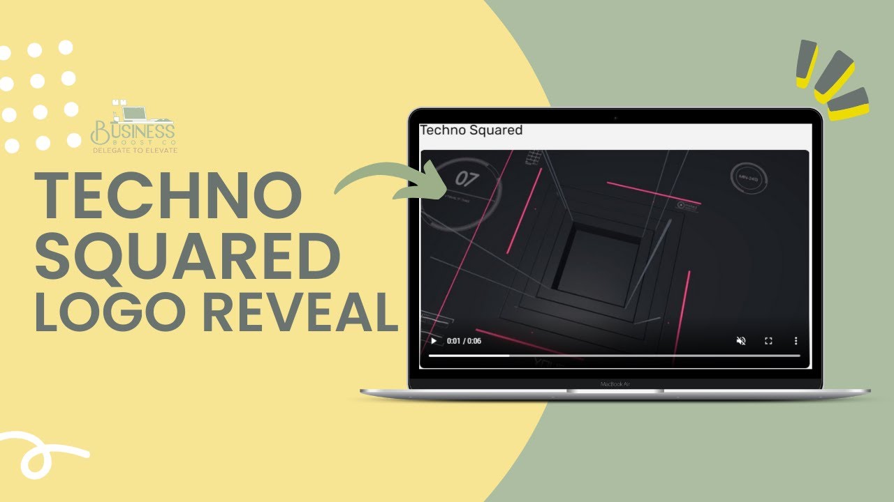 Techno Squared Logo Reveal