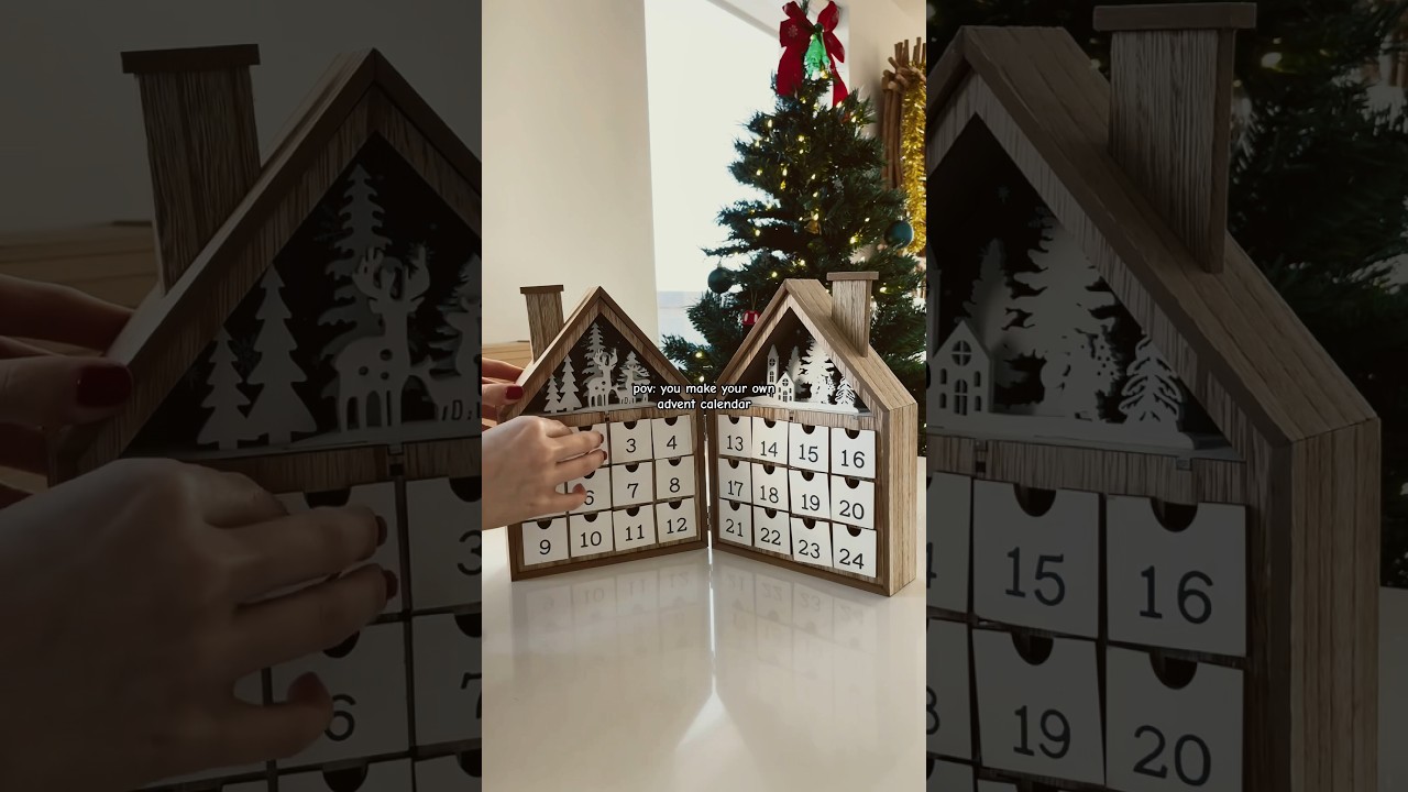 Homemade advent calendar 🎄🎁🫶🏻 #adventcalendar2023  #christmasideas #holidayswithshorts