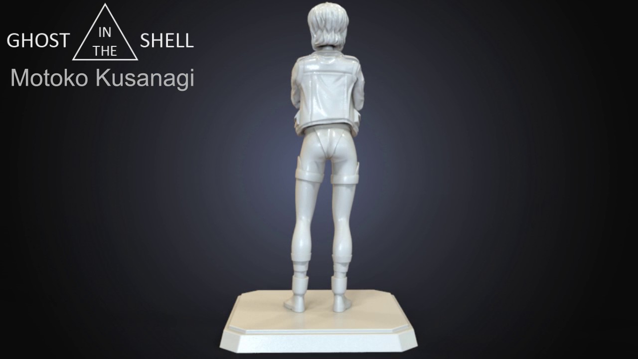 Ghost in the Shell Kusanagi 3D Figurine for Printing
