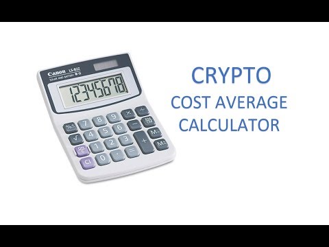 Crypto Cost Average Calculator