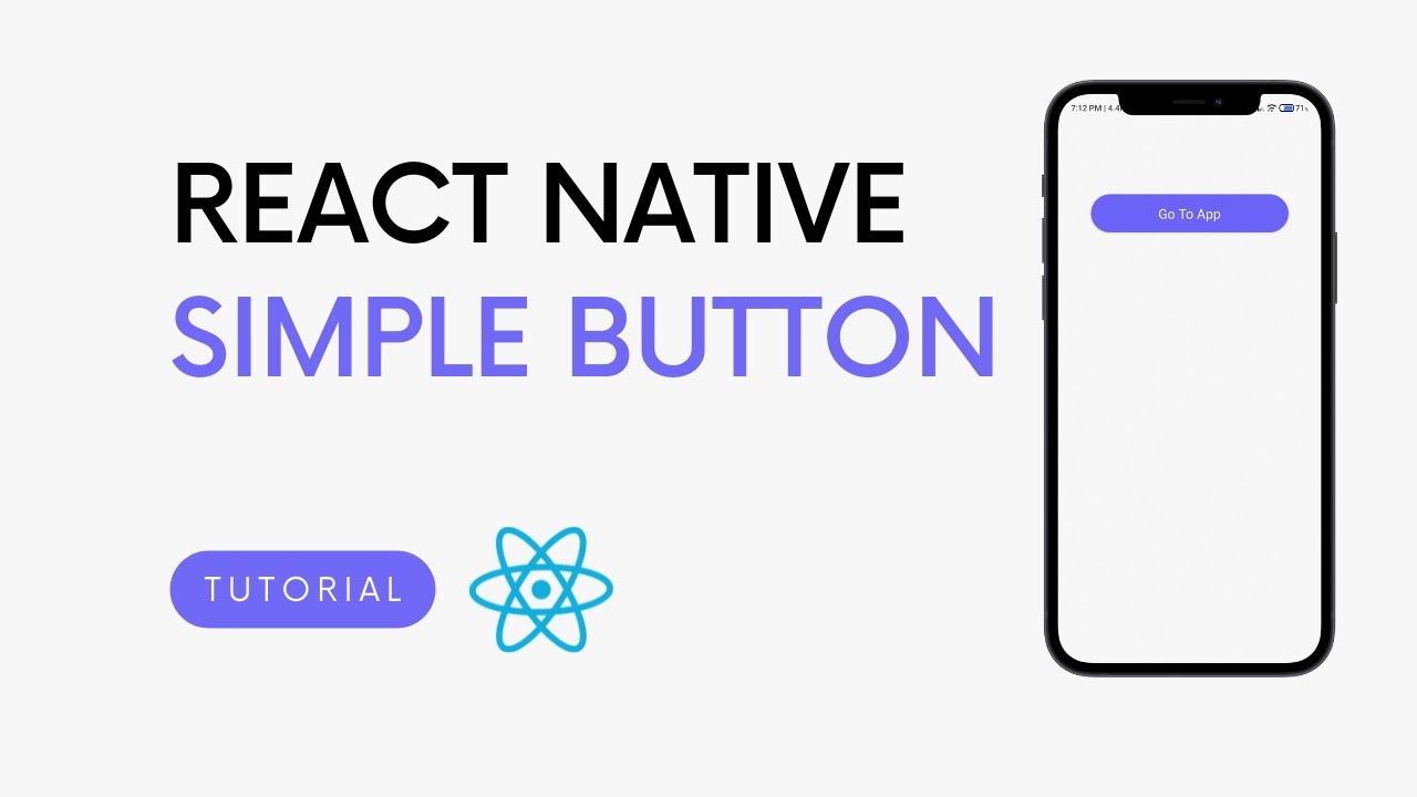 Make Nice Looking Button in REACT NATIVE