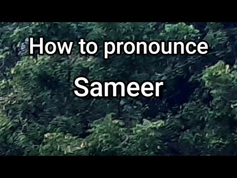 How to Pronounce Sameer