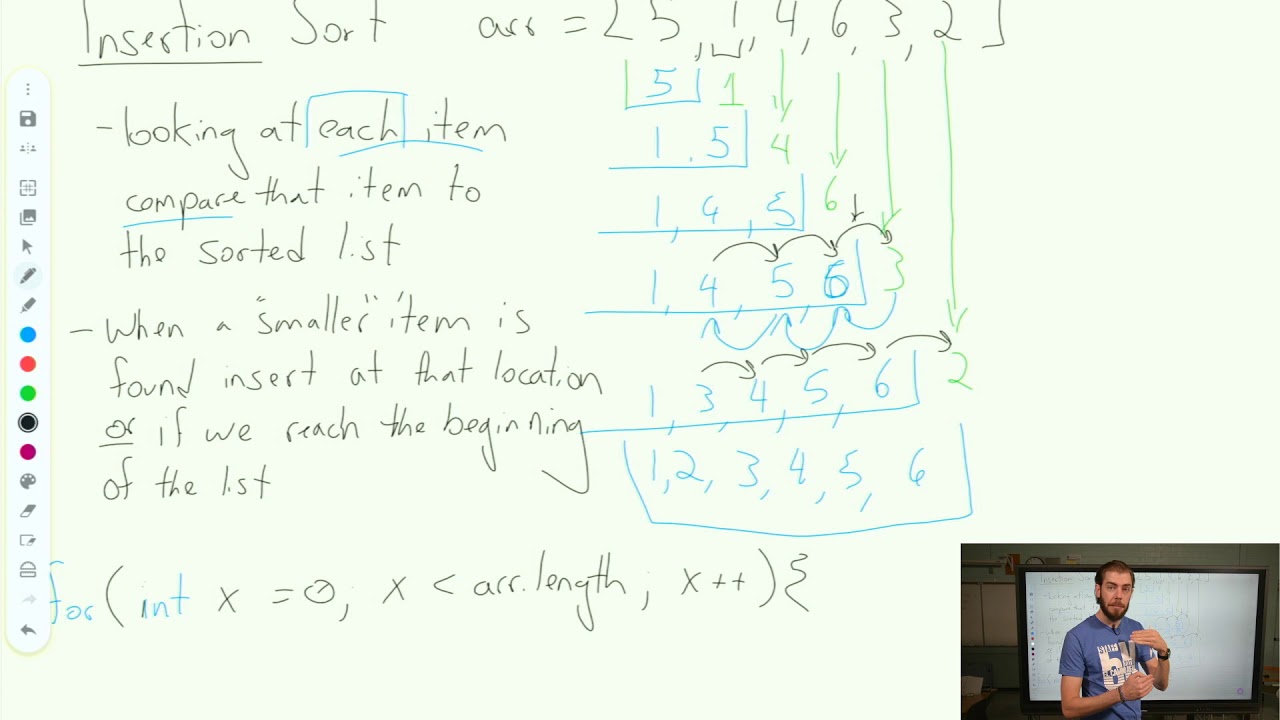 Insertion Sort in Java | AP CSA Unit 7
