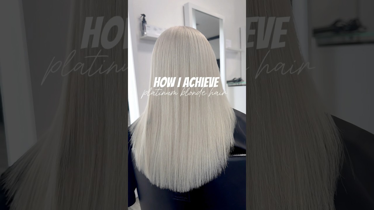 Platinum blonde hair routine 💁🏼‍♀️ #hair #blonde #platinumblonde #hairdye #bleach #bleachandtone