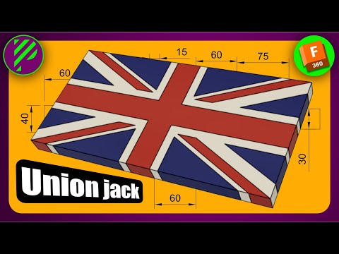 STL file Union Jack Flag for 3D Print 🌳 (STEP)・3D print object to ...