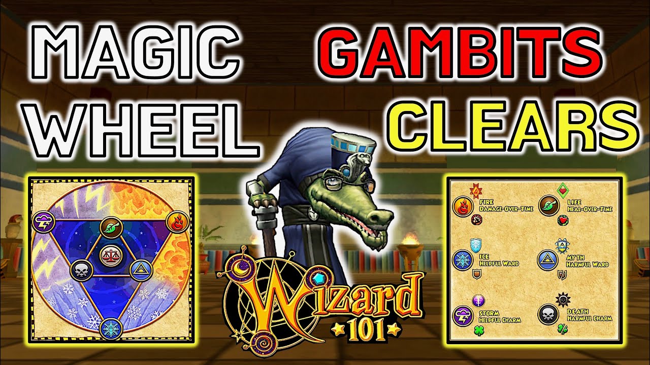 Wizard101 - Easy Guide To Gambits, Clears, and Magic Wheel!