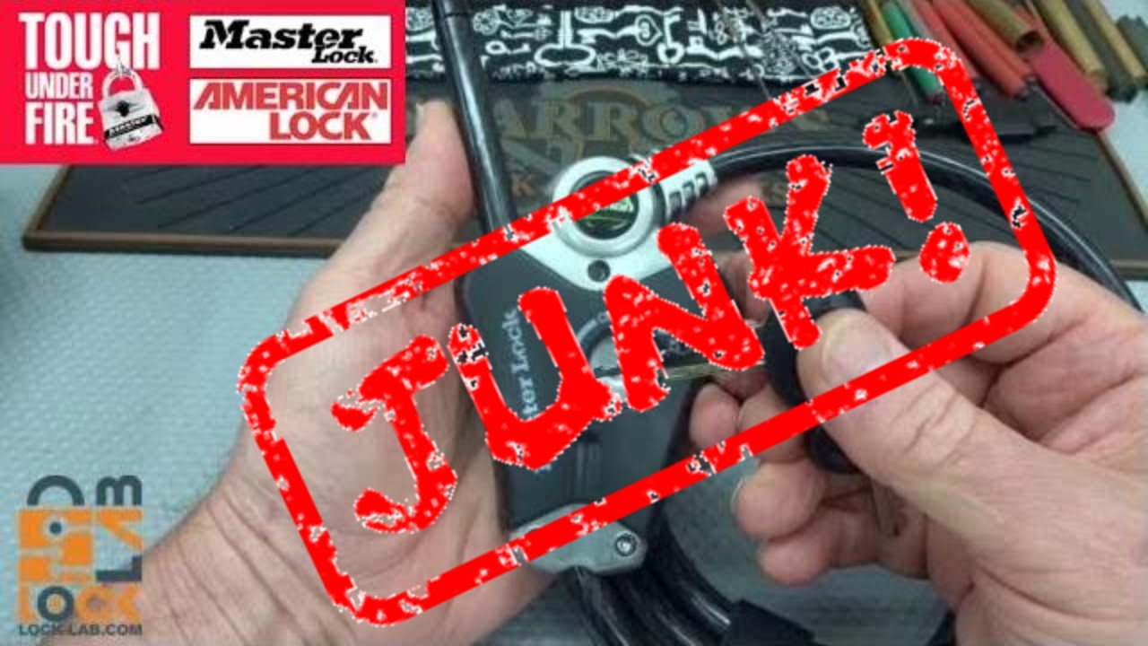 (931) Review: Master Lock Python Cable Bike Lock (JUNK!)