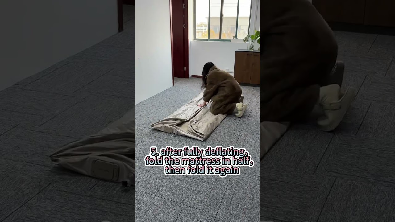 How to deflate an air mattress?