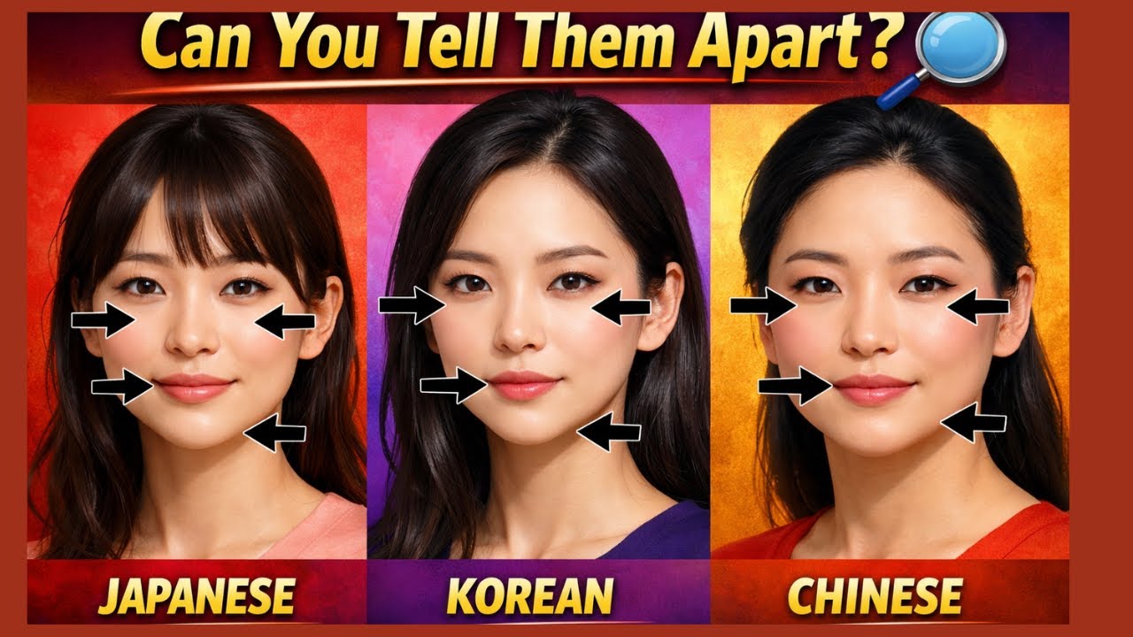 How to Tell Japanese, Korean, and Chinese Apart by Facial Features