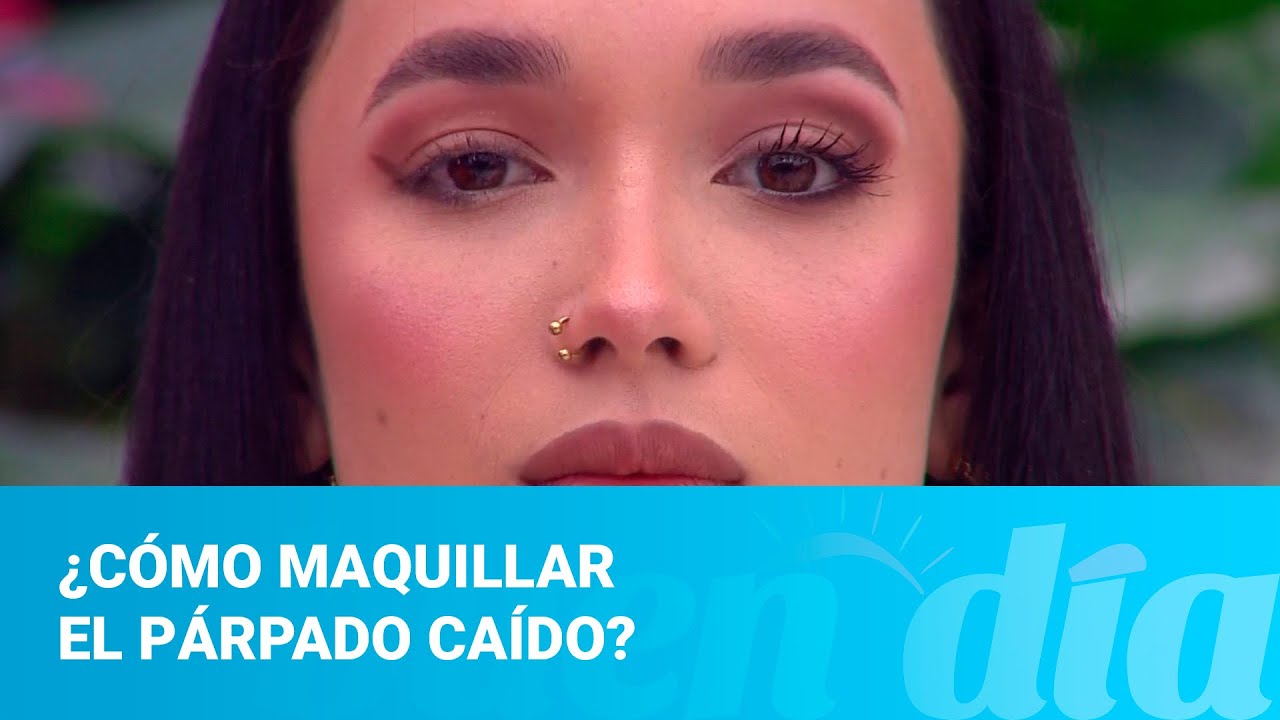 ¿Cómo maquillar el párpado caído?