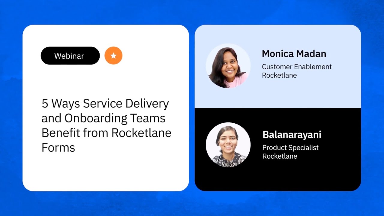 Rocketlane Admin Training: Automate project workflows with Forms