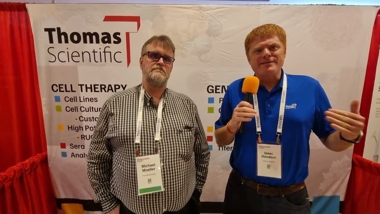 #LiveWithChaudhrey S05E154 Thomas Scientific #TT8 at Bioprocessing Summit Boston August 20 Day 2