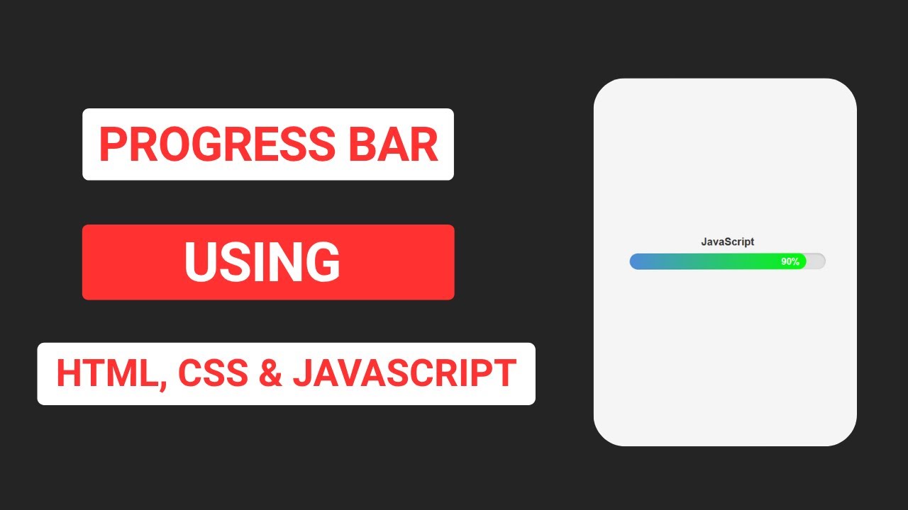 ASMR Animated Progress Bar | HTML CSS JavaScript | Web Development Tutorial.