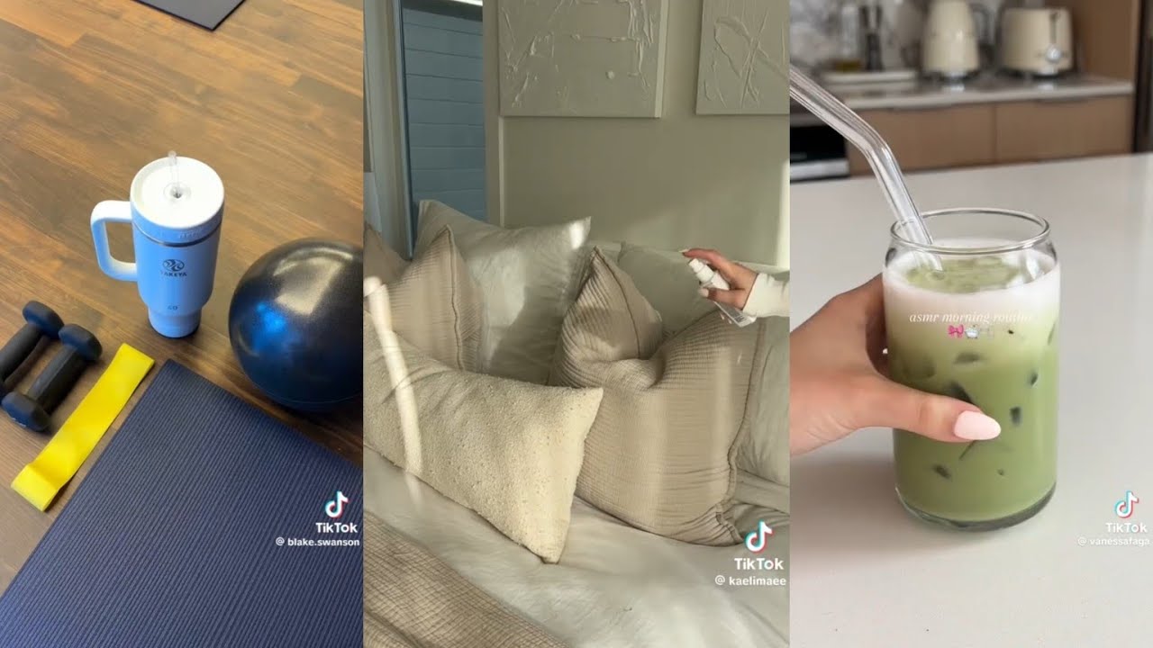 aesthetic ASMR morning routine tiktok compilation | Relax Soon