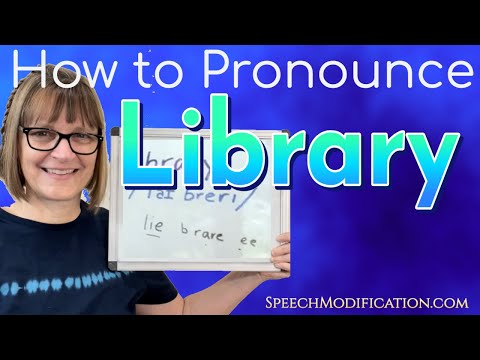 How to Pronounce Library