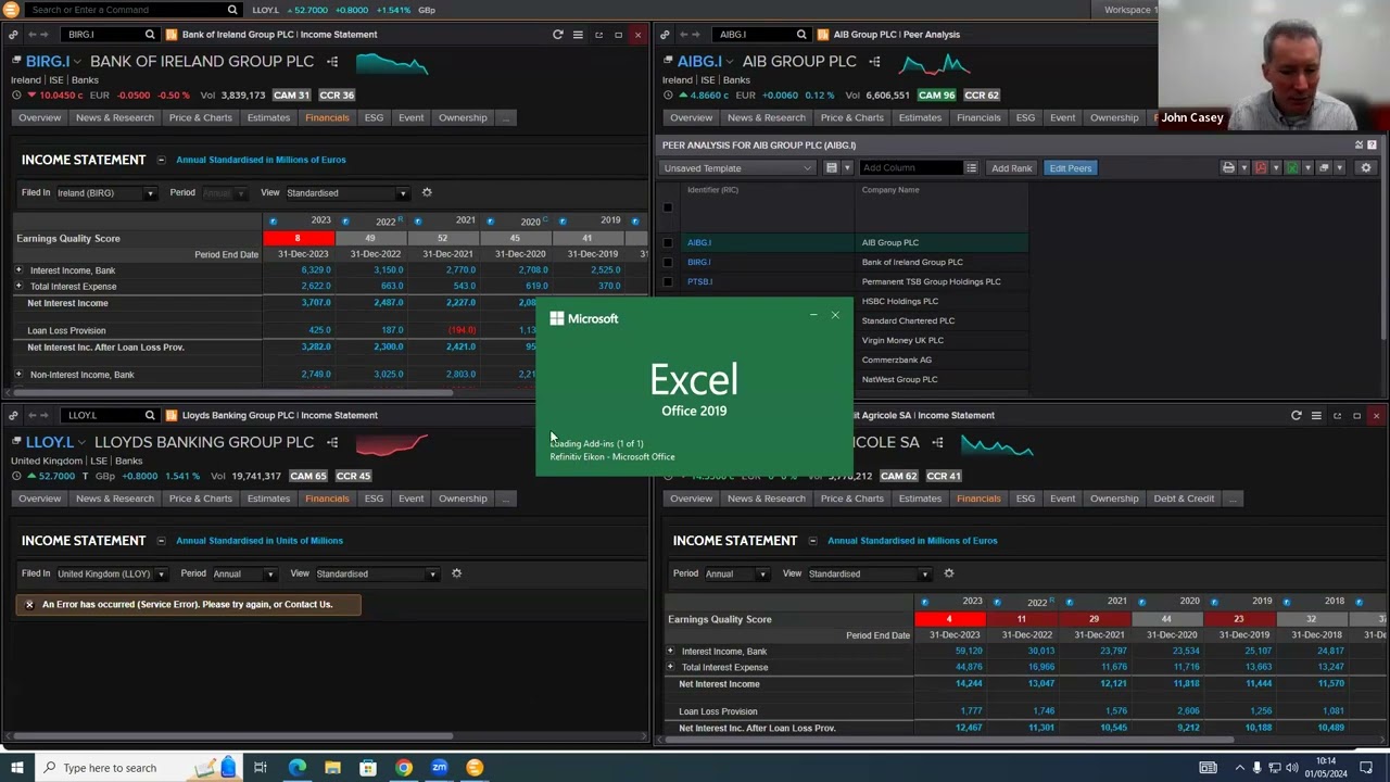 Refinitiv Eikon  - Getting set up
