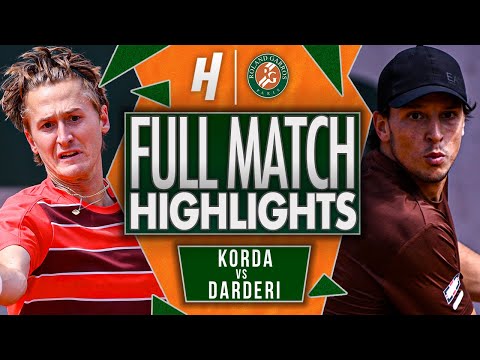 Sebastian Korda vs Luciano Darderi - FULL Match Highlights | Roland Garros 2025