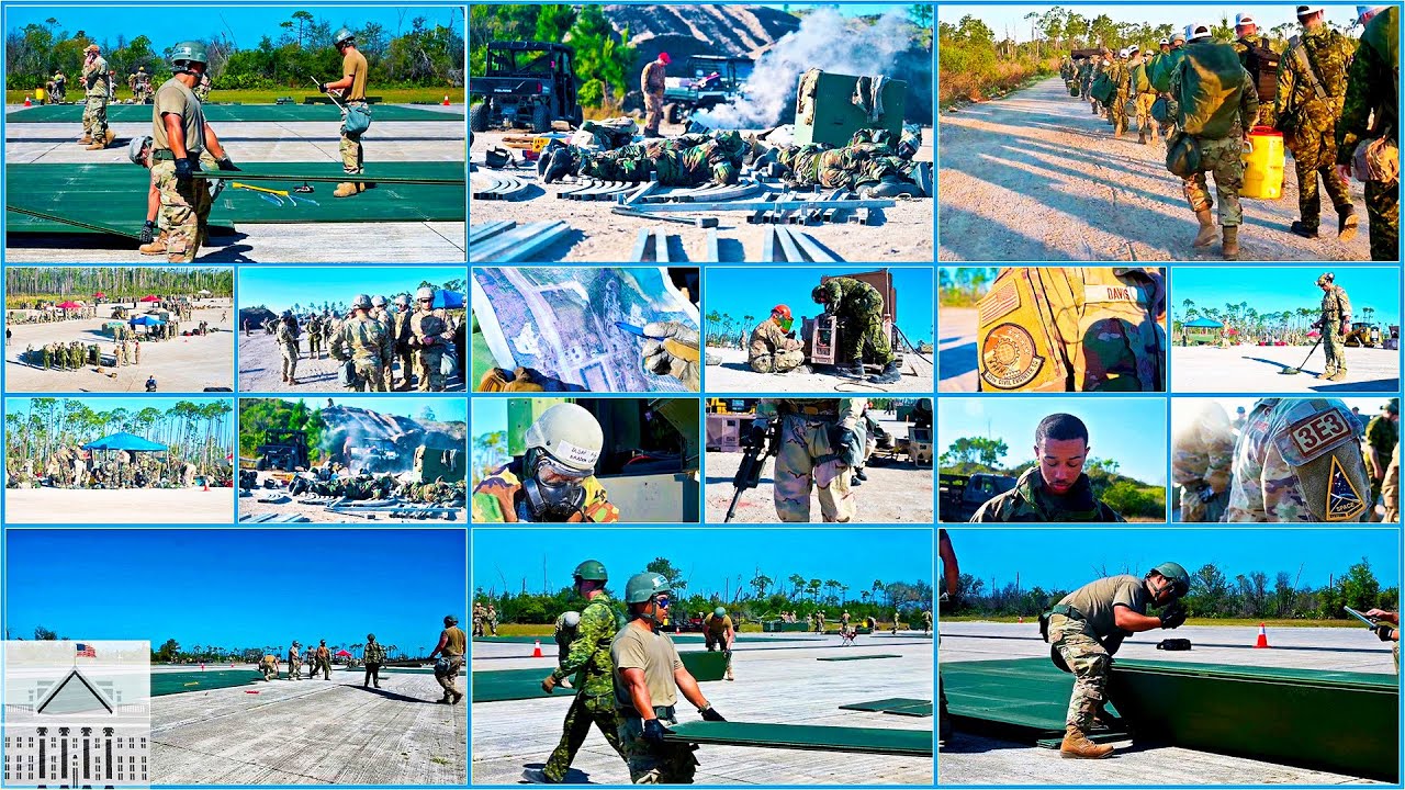 U.S. Air Force Civil Engineers in Epic Readiness Challenge at Tyndall