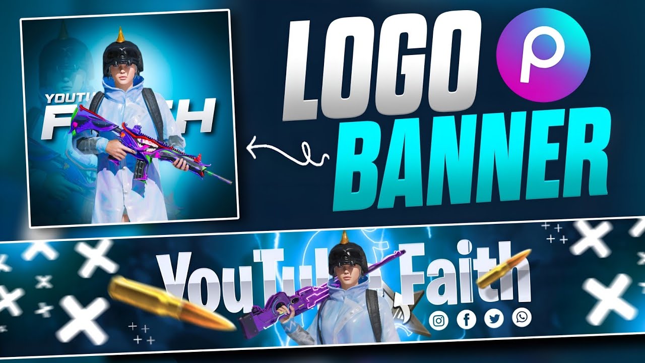 Make This Amazing Gaming Logo In Picsart 🔥 Like @YouTubeFaithPUBG