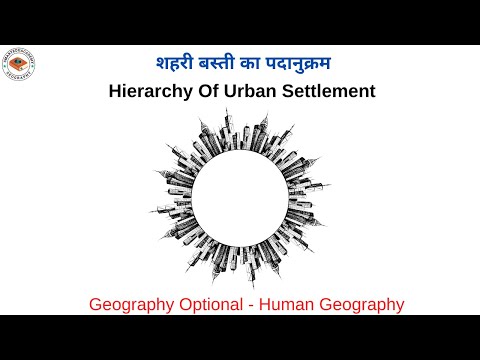 Hierarchy of Urban Settlements Video Lecture - Crash Course for UGC NET ...