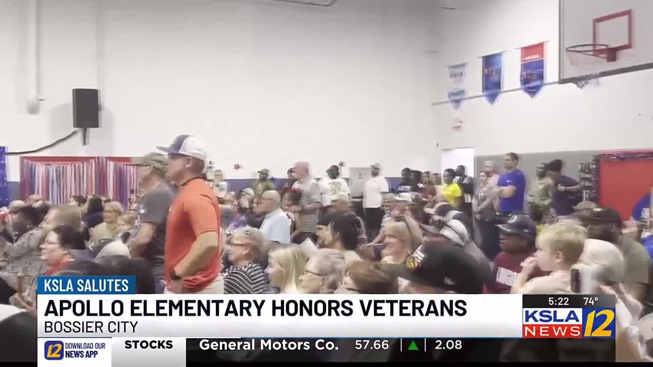 Standing room only at Apollo Elementary's Veterans Day ceremony