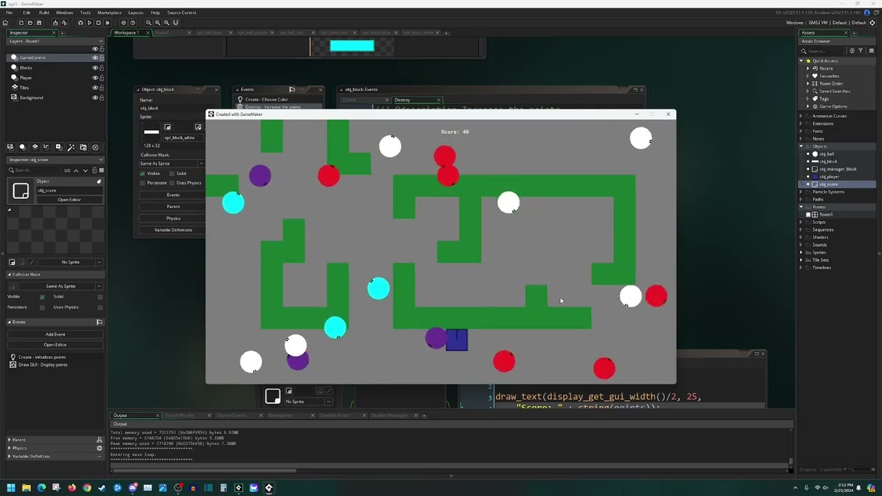 GameMaker 2 Text, Points, and Font