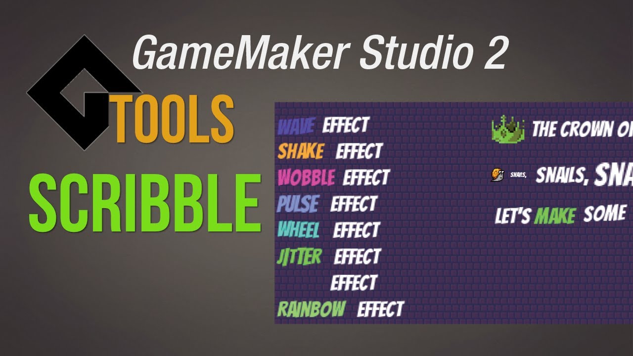 Best text tool/renderer - Scribble [GMS tools]