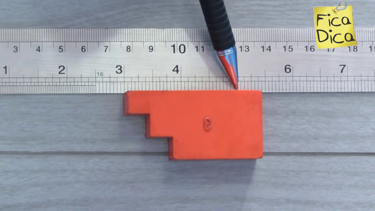 Leitura régua graduada polegada e frações - Metrologia - FICADICA