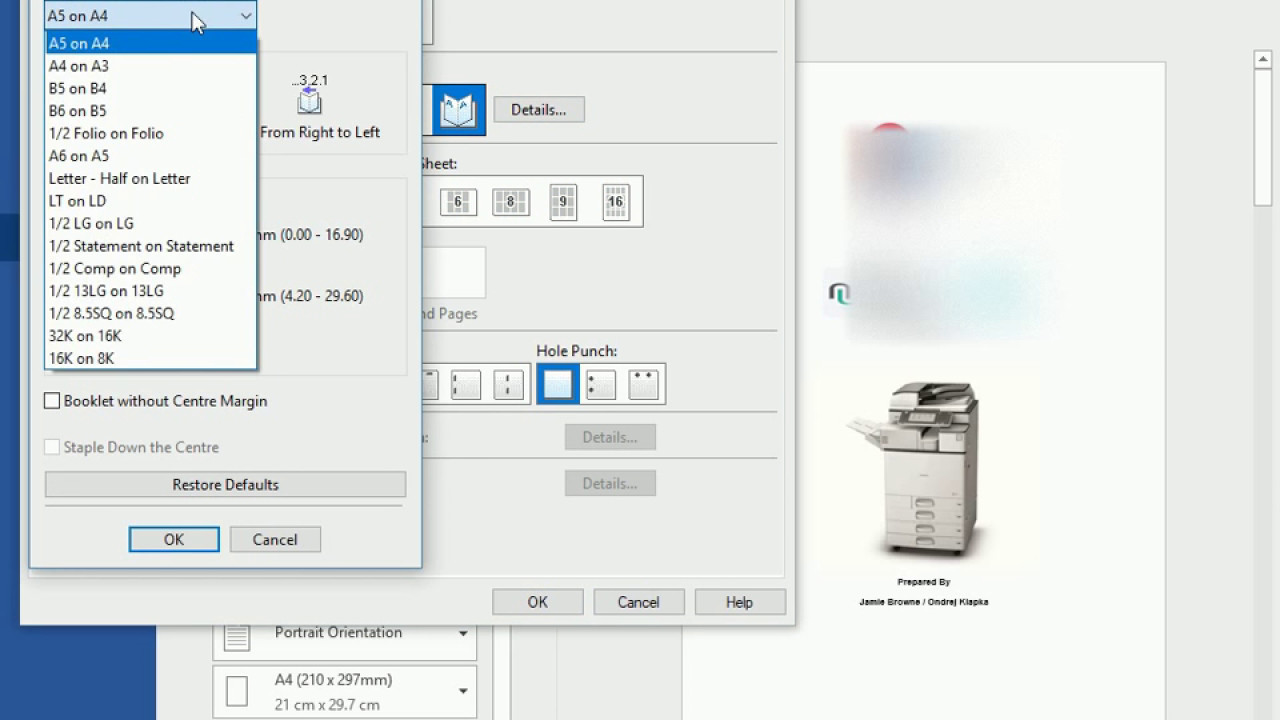 Toshiba booklet to A3