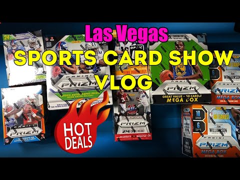 Las Vegas Sports Card Show VLOG - Sealed Boxes Purchase!