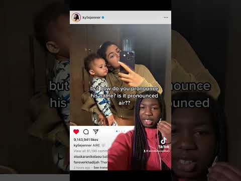 How do you pronounce Kylie Jenner baby’s name? #kyliejenner #airewebster #kyliejennerson #aire